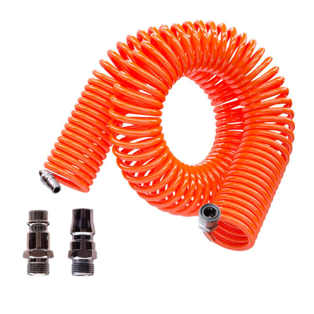 Manguera de Aire en Espiral de 10MT – Ferretería Suprema del Valle
