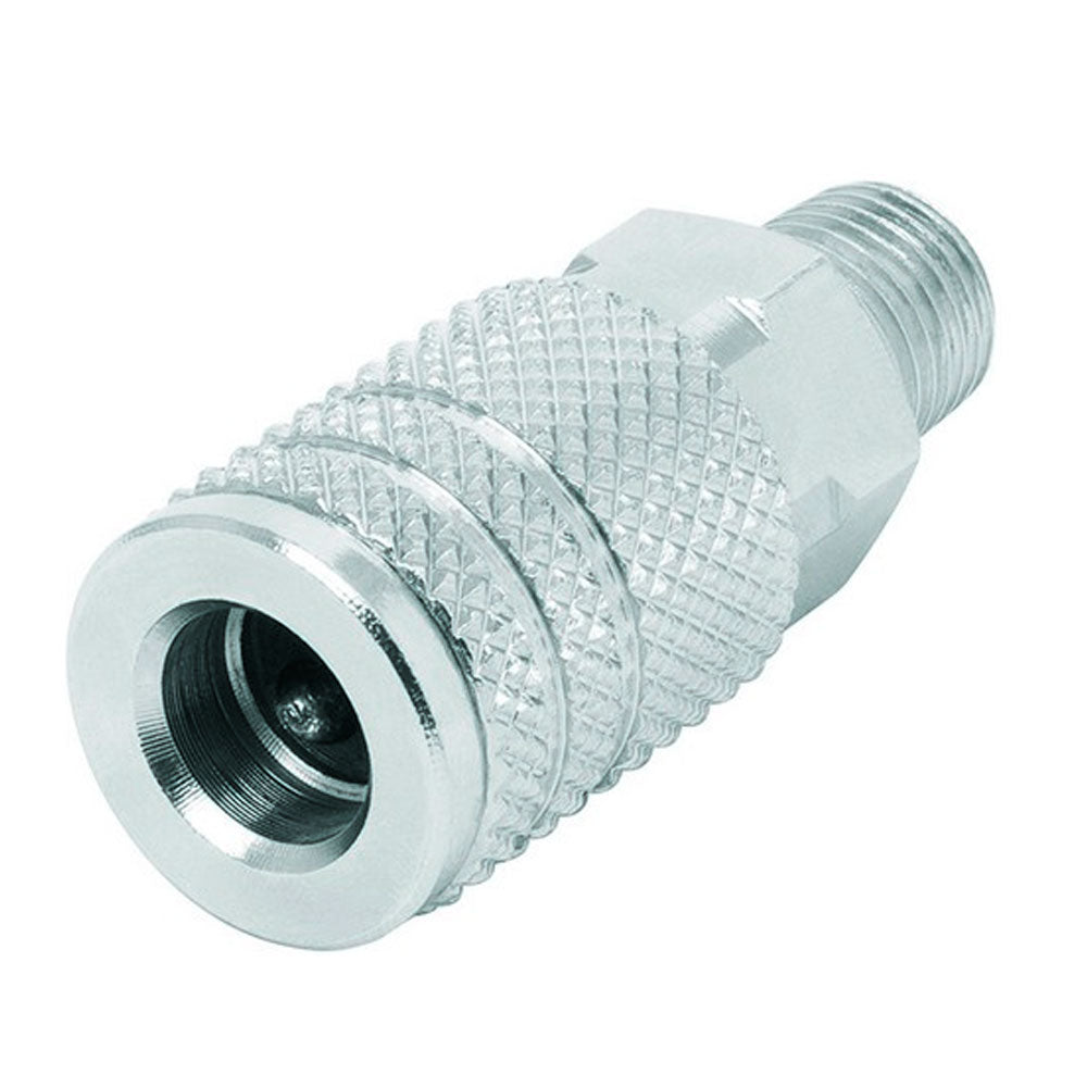 Acople rápido macho de acero cromado – Ferretería Suprema del Valle