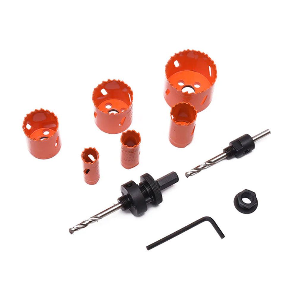 Juego de copa sierra bimetálicas de 10 piezas – Ferretería Suprema del ...